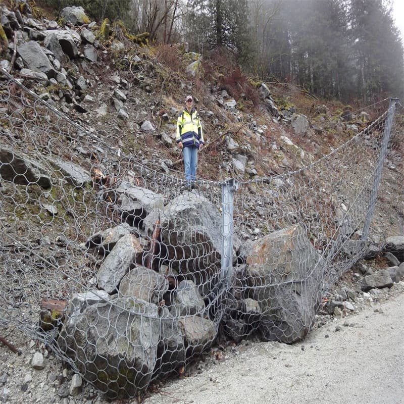 Circular Rockfall Barrier Net